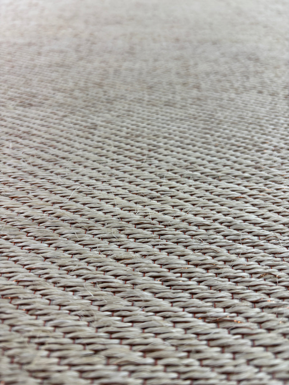 Tapete hecho a mano en Fibra Natural / Tejido Medellin / Fique + Cobre